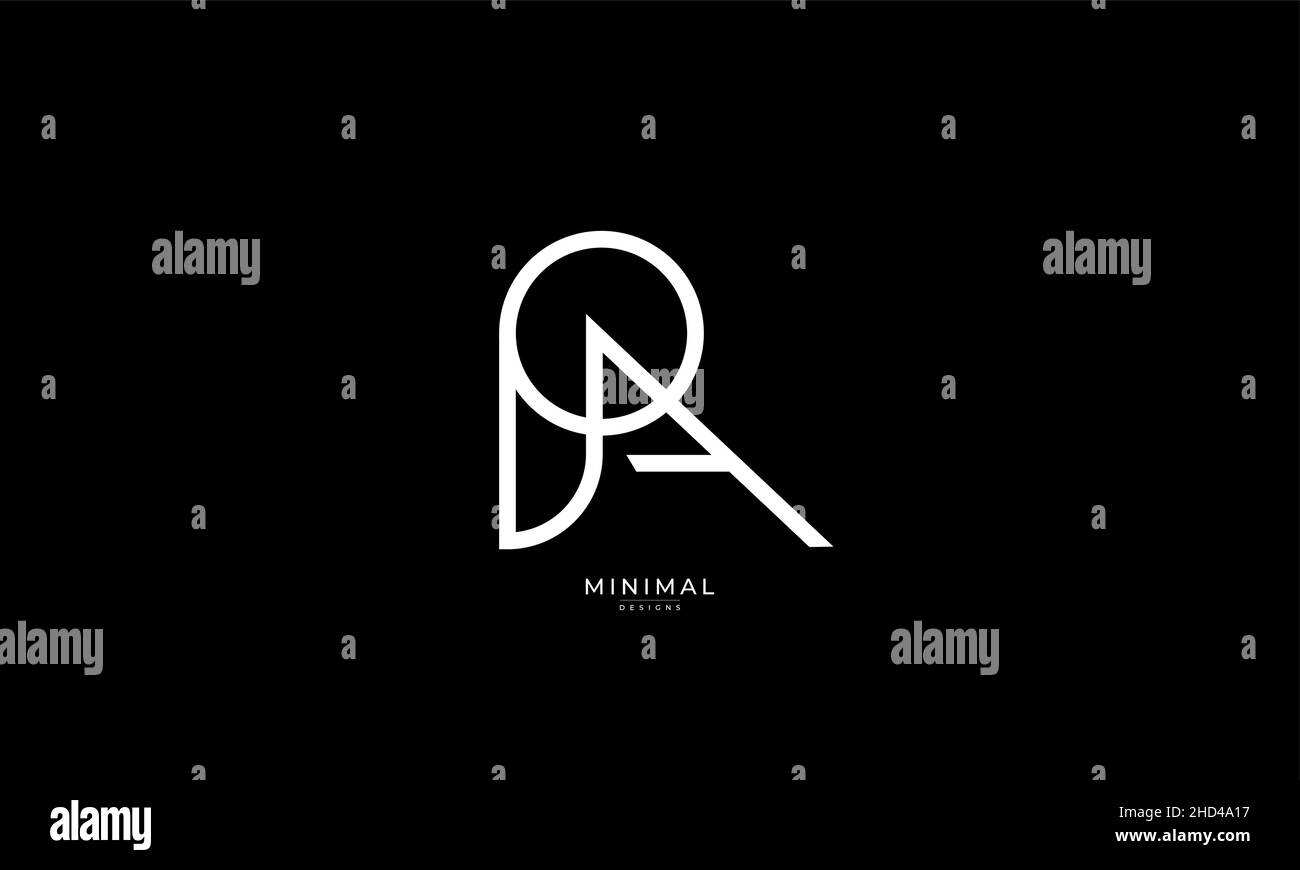 Alphabet letter icon logo PA Stock Vector Image & Art - Alamy