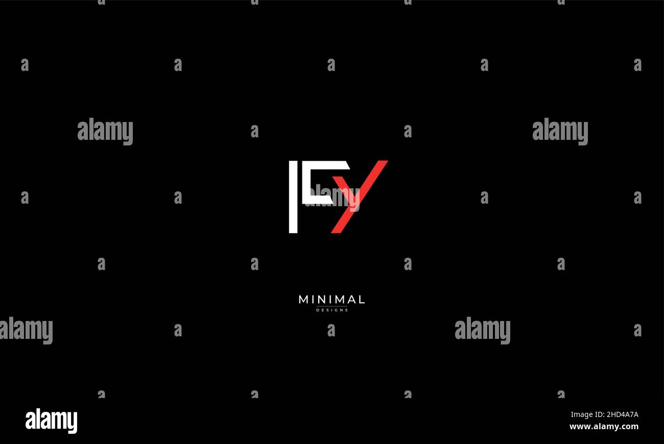 Alphabet letter icon logo FY Stock Vector Image & Art - Alamy