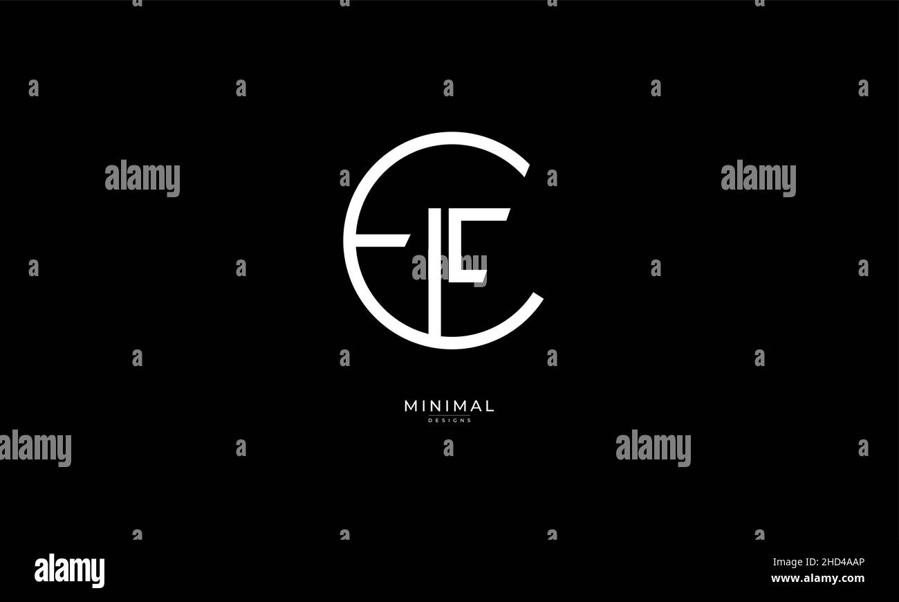 Alphabet letter icon logo EF or FE Stock Vector Image & Art - Alamy