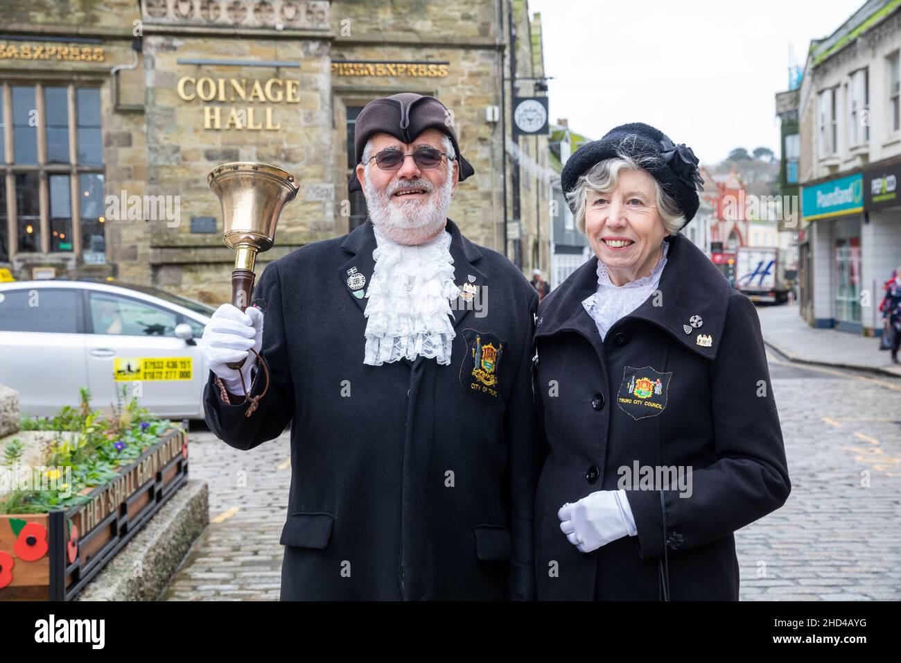 Truro, Cornwall, UK. 3rd Jan, 2022. Jethro's Final Farewell took place ...