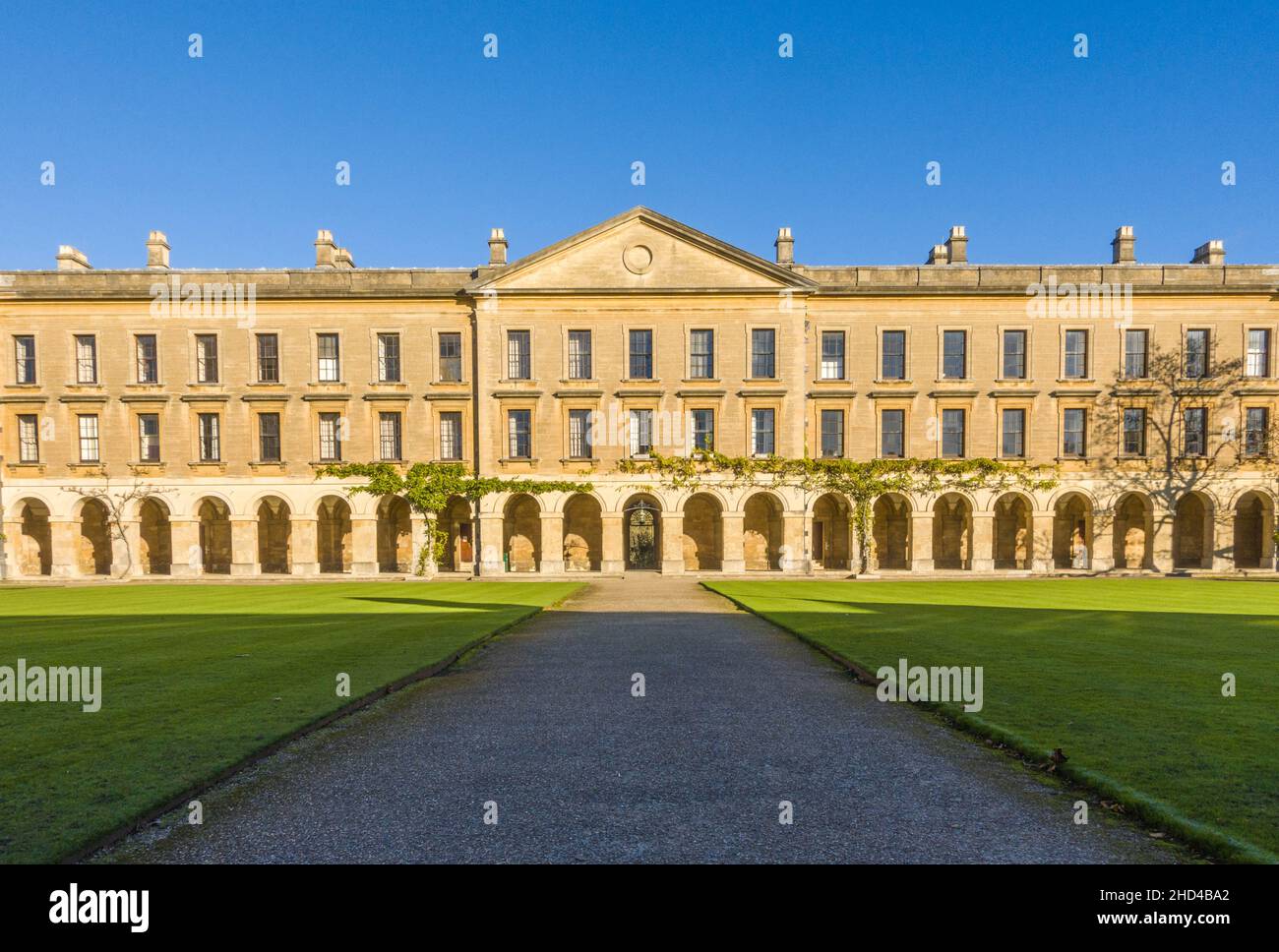 Magdalen College New building constructed in the 18th century Oxford UK ...