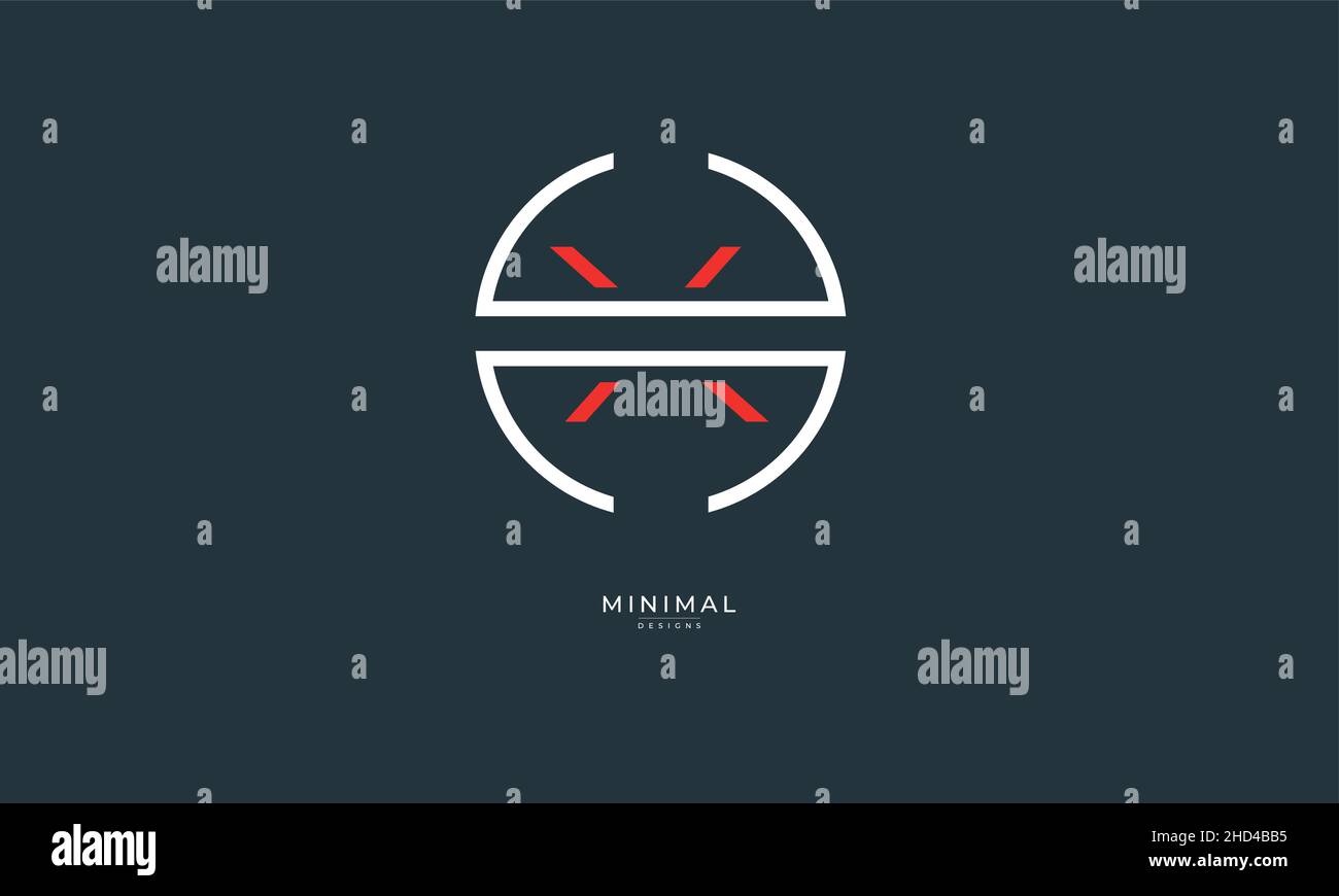 Letter xh logo hi-res stock photography and images - Alamy