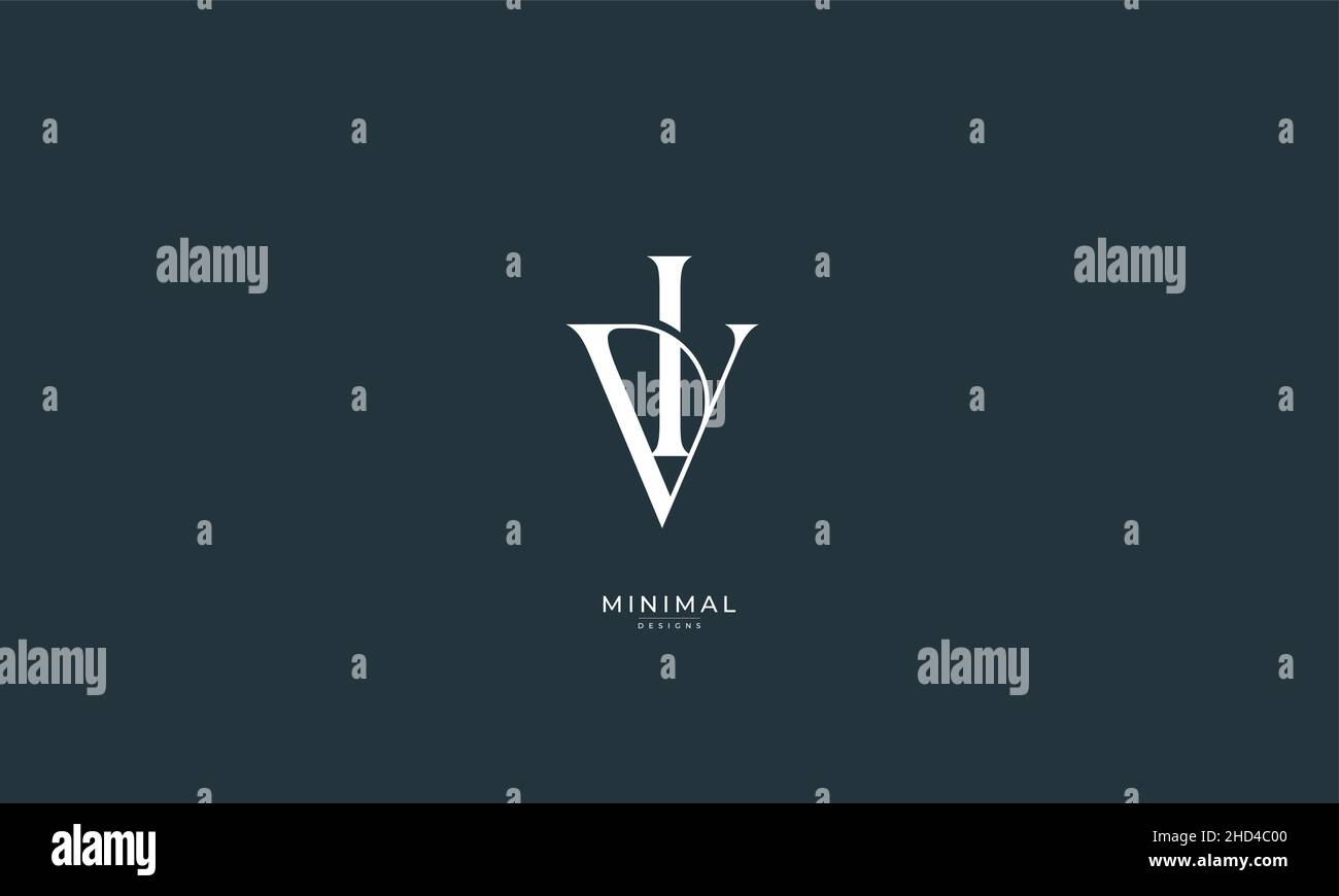 Vi letter logo design hi-res stock photography and images - Alamy
