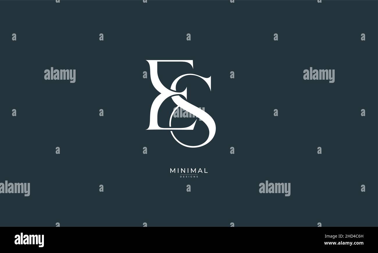 Es initials hi-res stock photography and images - Alamy