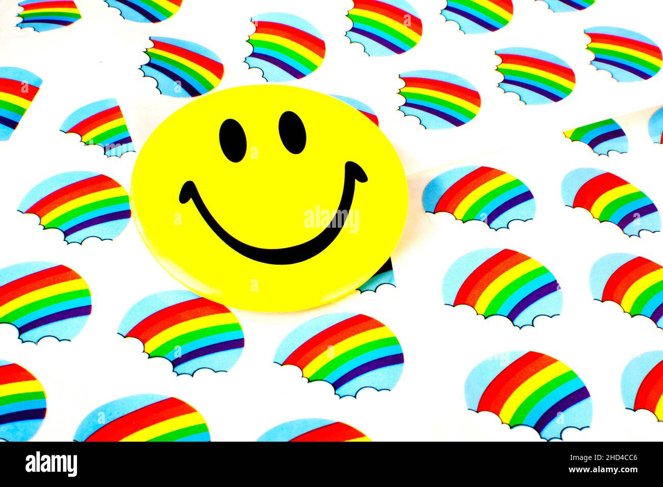 Rainbow Smiley Face Backgrounds