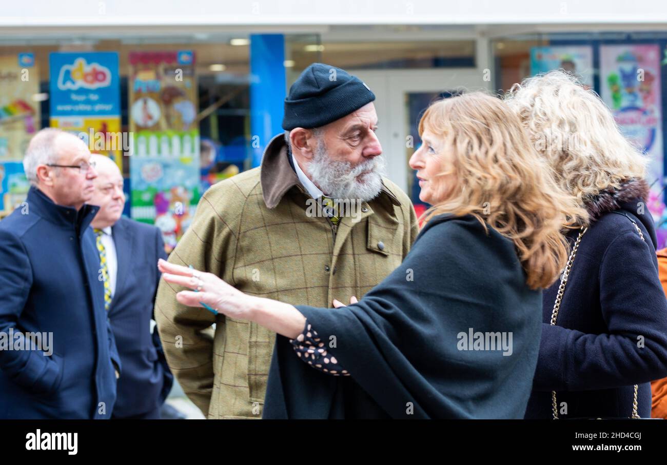 Truro, Cornwall, UK. 3rd Jan, 2022. Jethro's Final Farewell took place ...