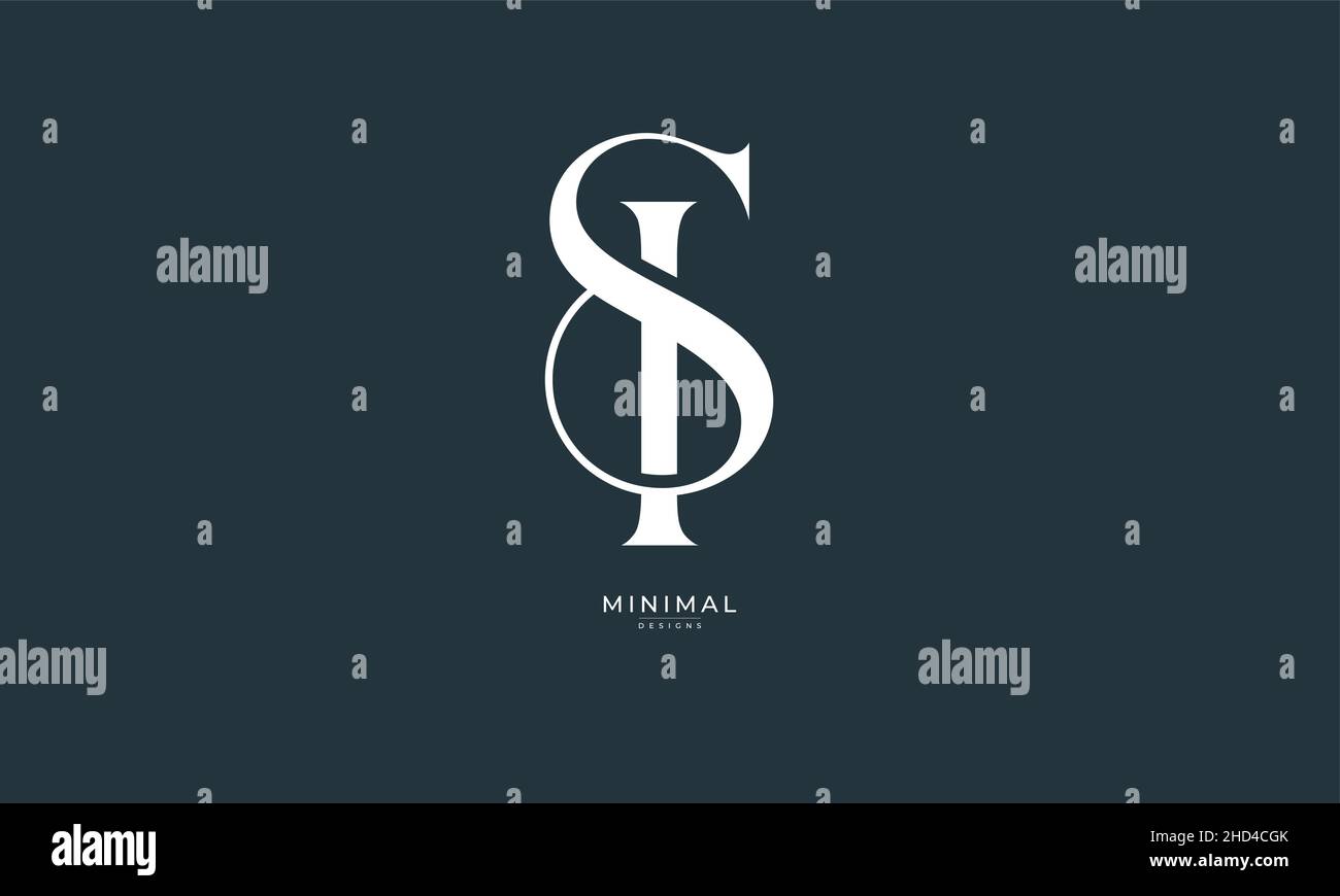 Alphabet letter icon logo SI or IS Stock Vector Image & Art - Alamy