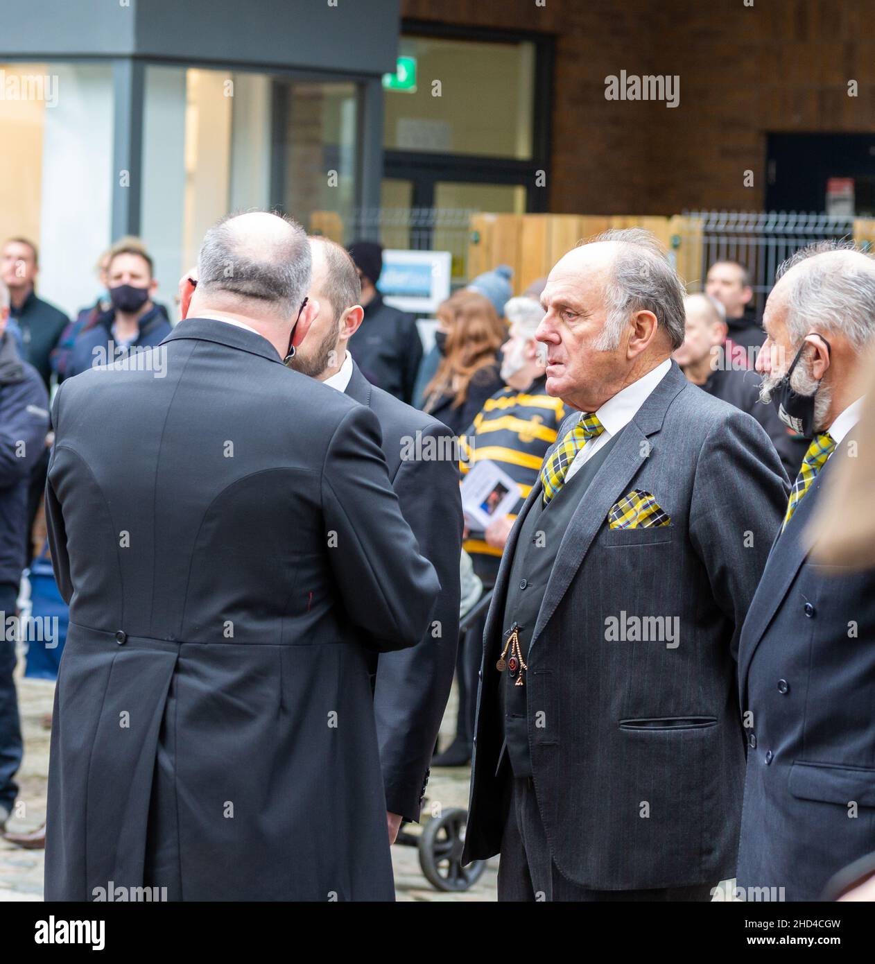 Truro, Cornwall, UK. 3rd Jan, 2022. Jethro's Final Farewell took place ...