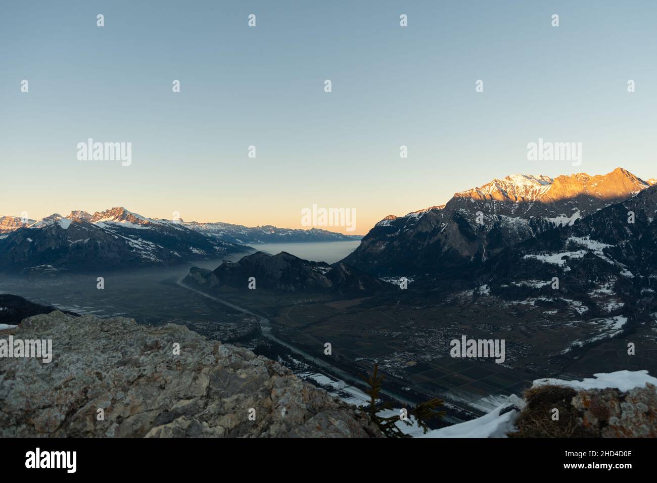 Rhine valley after sunset hi-res stock photography and images - Alamy