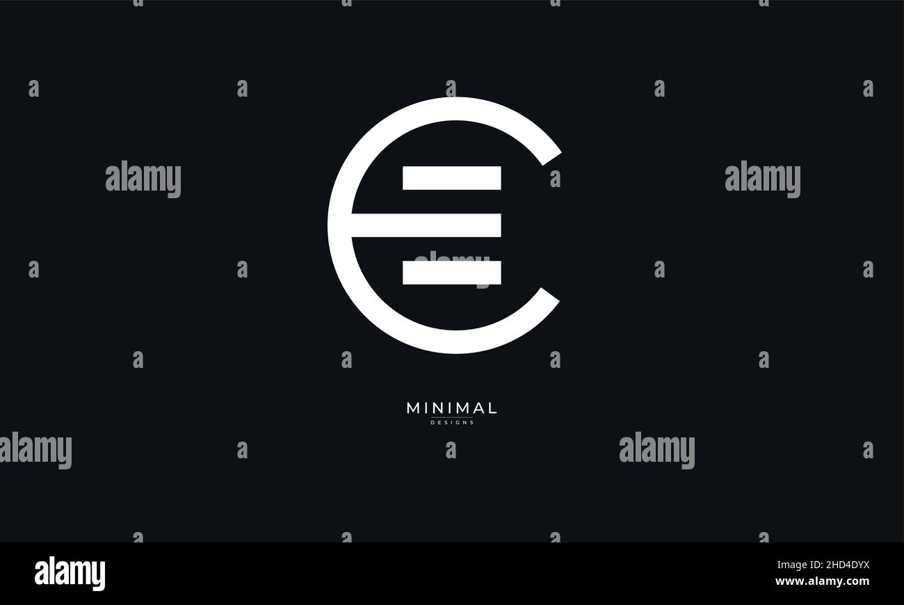 Alphabet letter icon logo EE Stock Vector Image & Art - Alamy