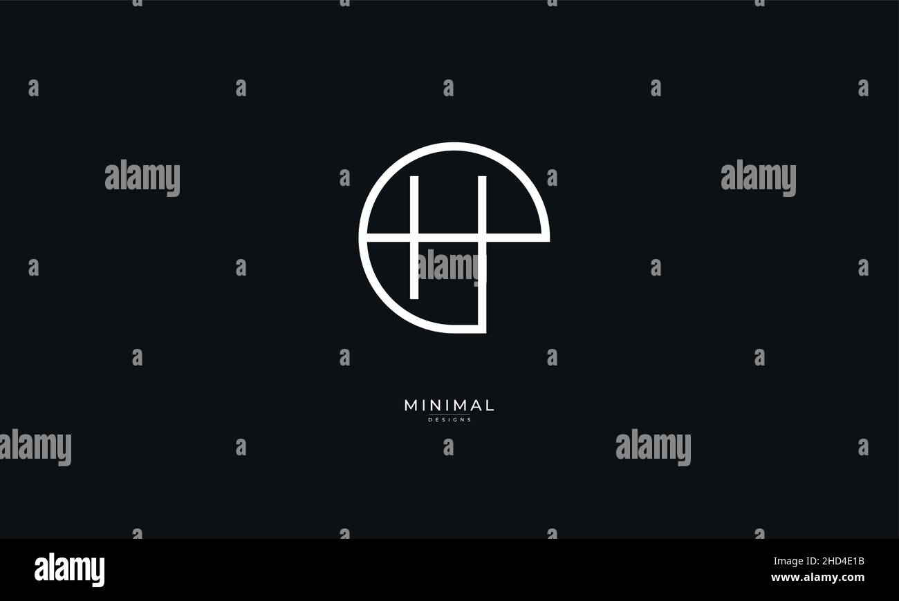 Alphabet letter icon logo EH or HE Stock Vector Image & Art - Alamy