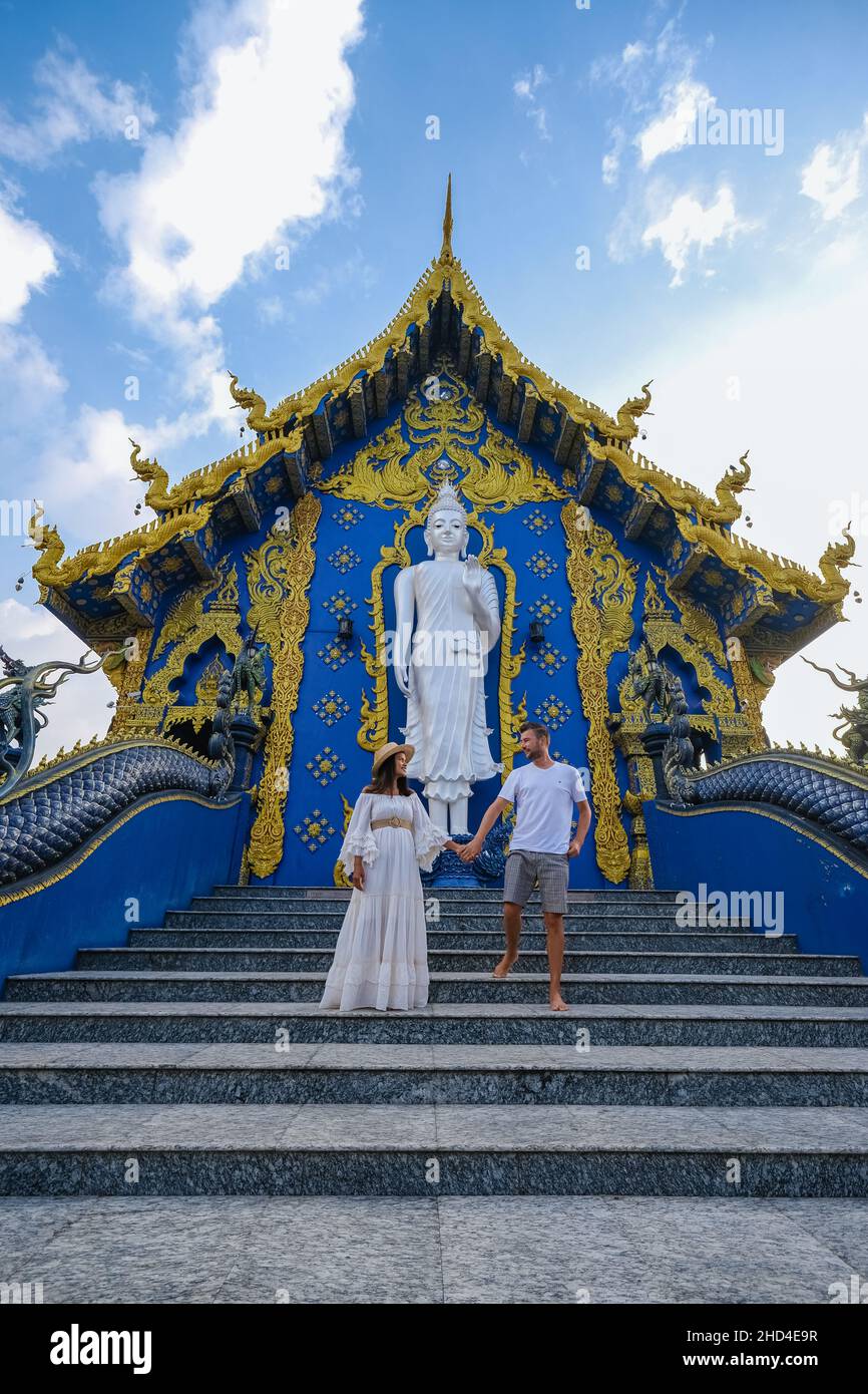 Blue Temple Chiang Rai Thailand, Rong Sua Ten temple, Chiang Rai Blue Temple, or Wat Rong Seua ...