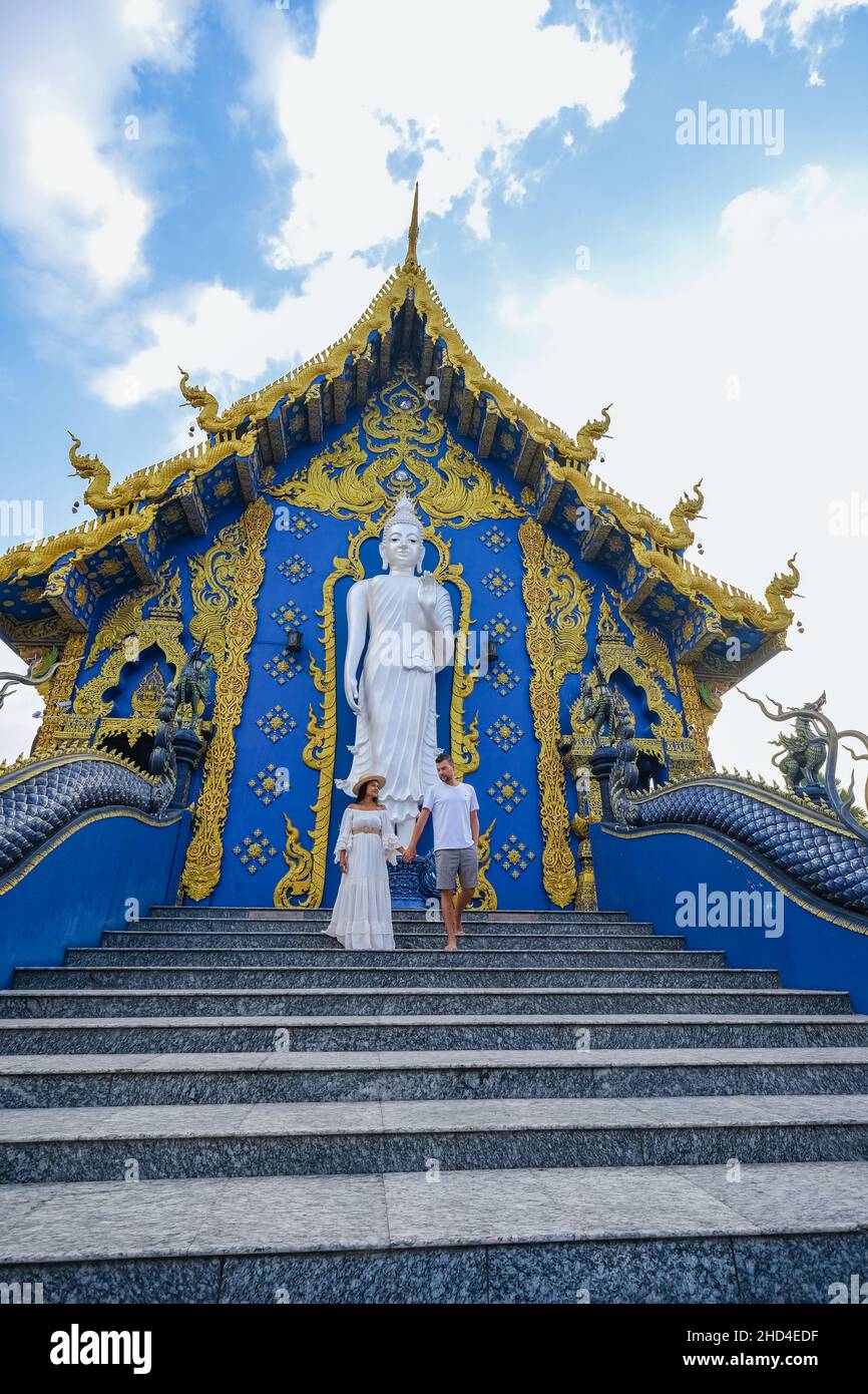 Blue Temple Chiang Rai Thailand, Rong Sua Ten temple, Chiang Rai Blue ...