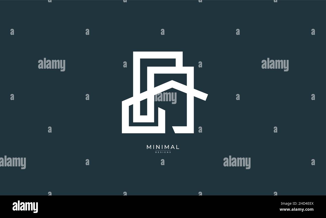 A minimal line art house logo Stock Vector Image & Art - Alamy