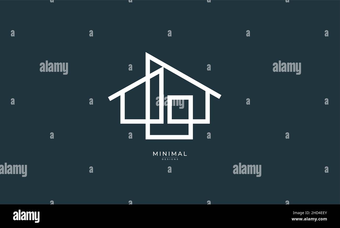 A abstract modern house logo Stock Vector Image & Art - Alamy