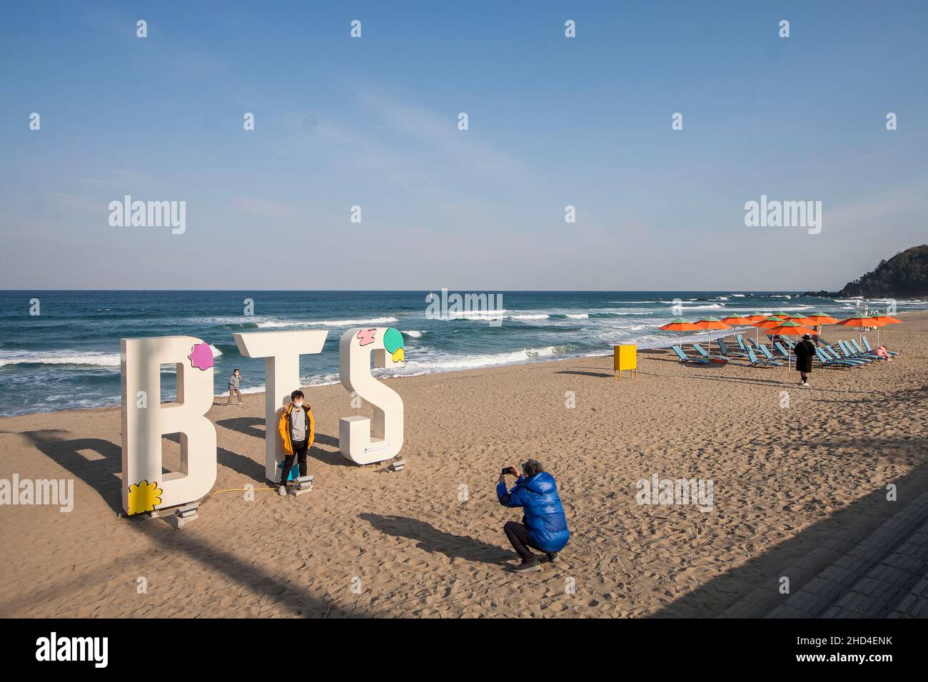 Samcheok, Gangwon, South Korea. 3rd Jan, 2022. January 3, 2022-Samcheok ...