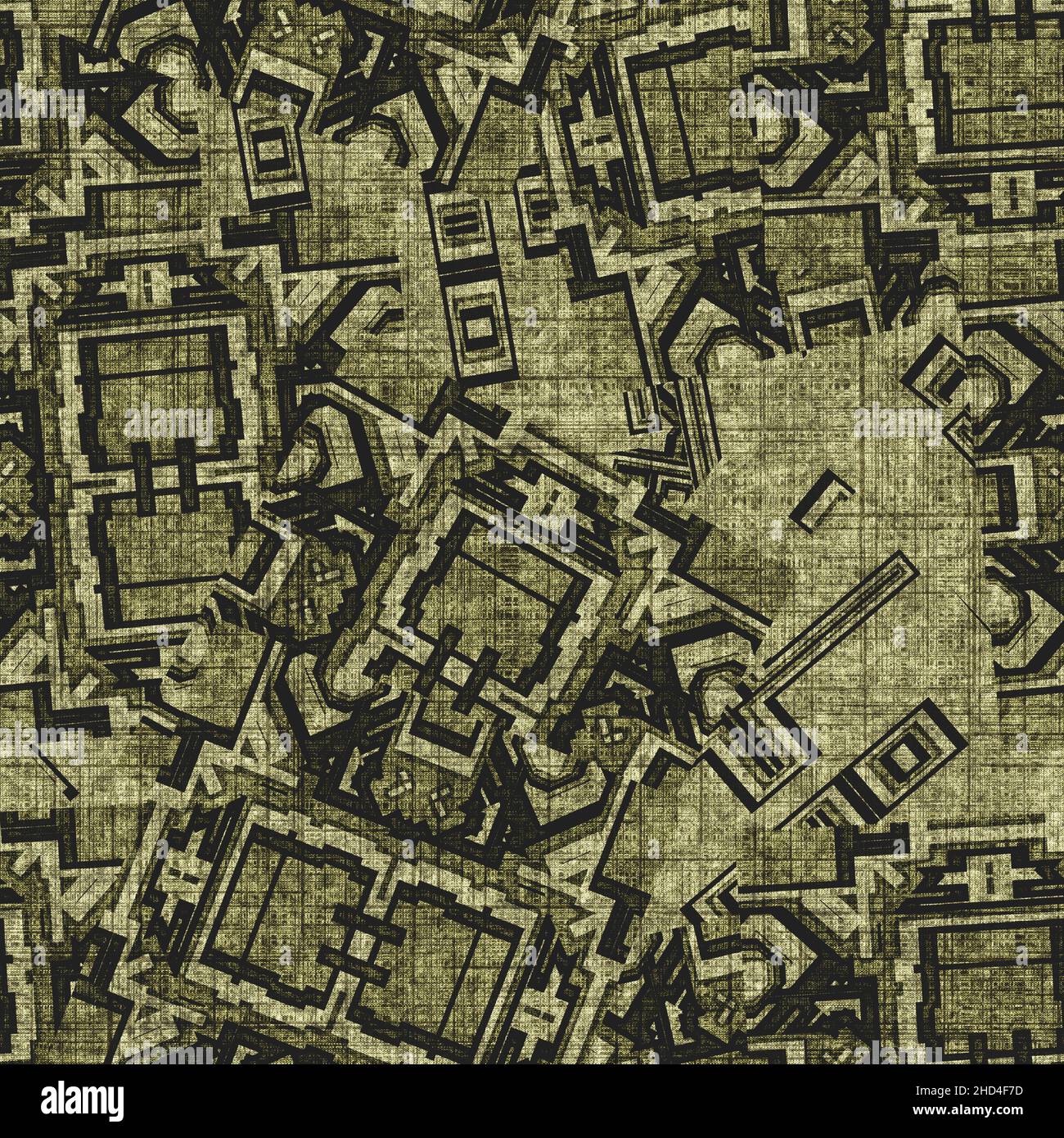 Grunge sepia random geometric dyed seamless texture material. Irregular ...
