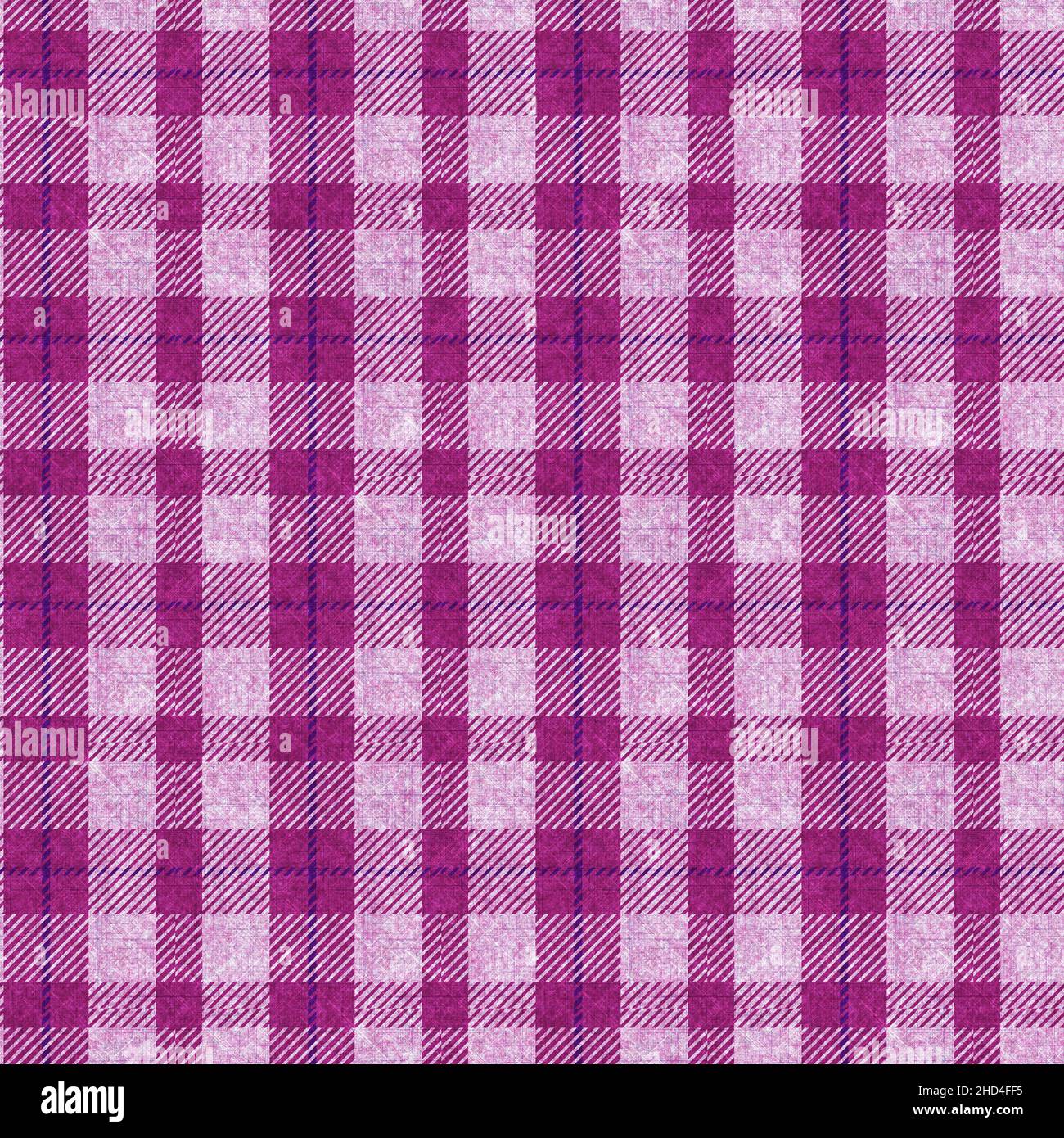 Bright pink summer woven plaid texture. Seamless woollen feminine style ...