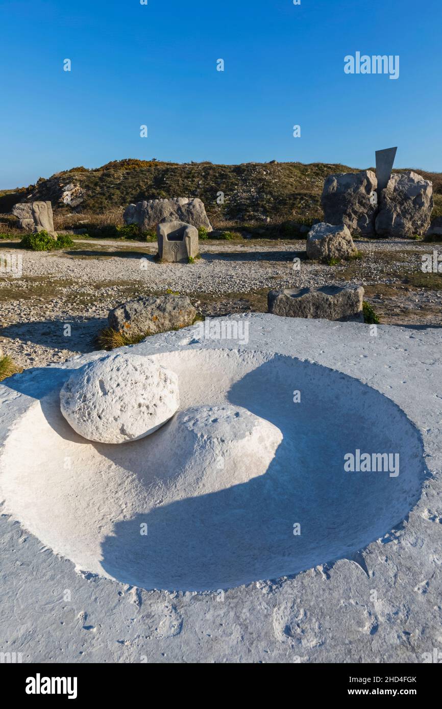 Tout Quarry Sculpture Park And Reserve High Resolution Stock ...