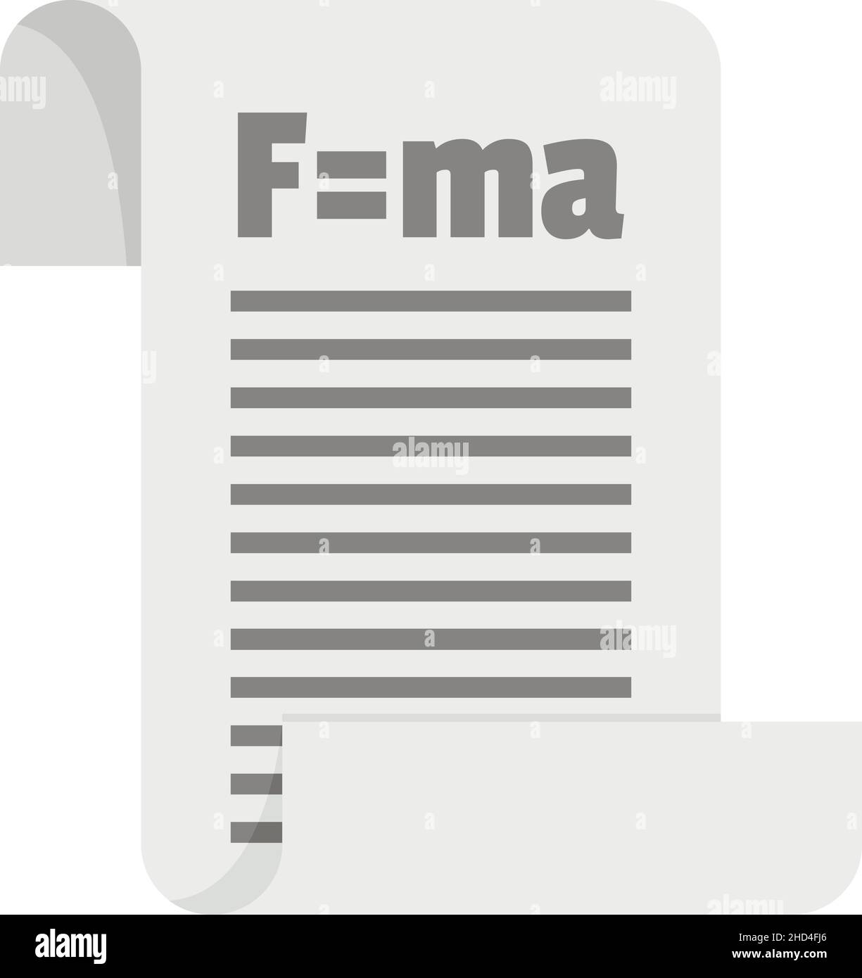 Newtons force icon. Flat illustration of newtons force vector icon ...
