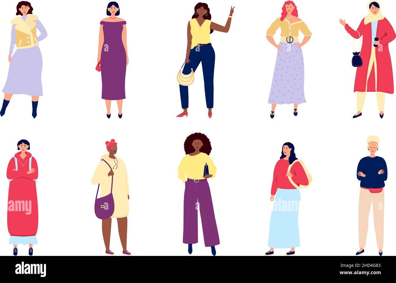 Different styles of clothing hi-res stock photography and images - Alamy