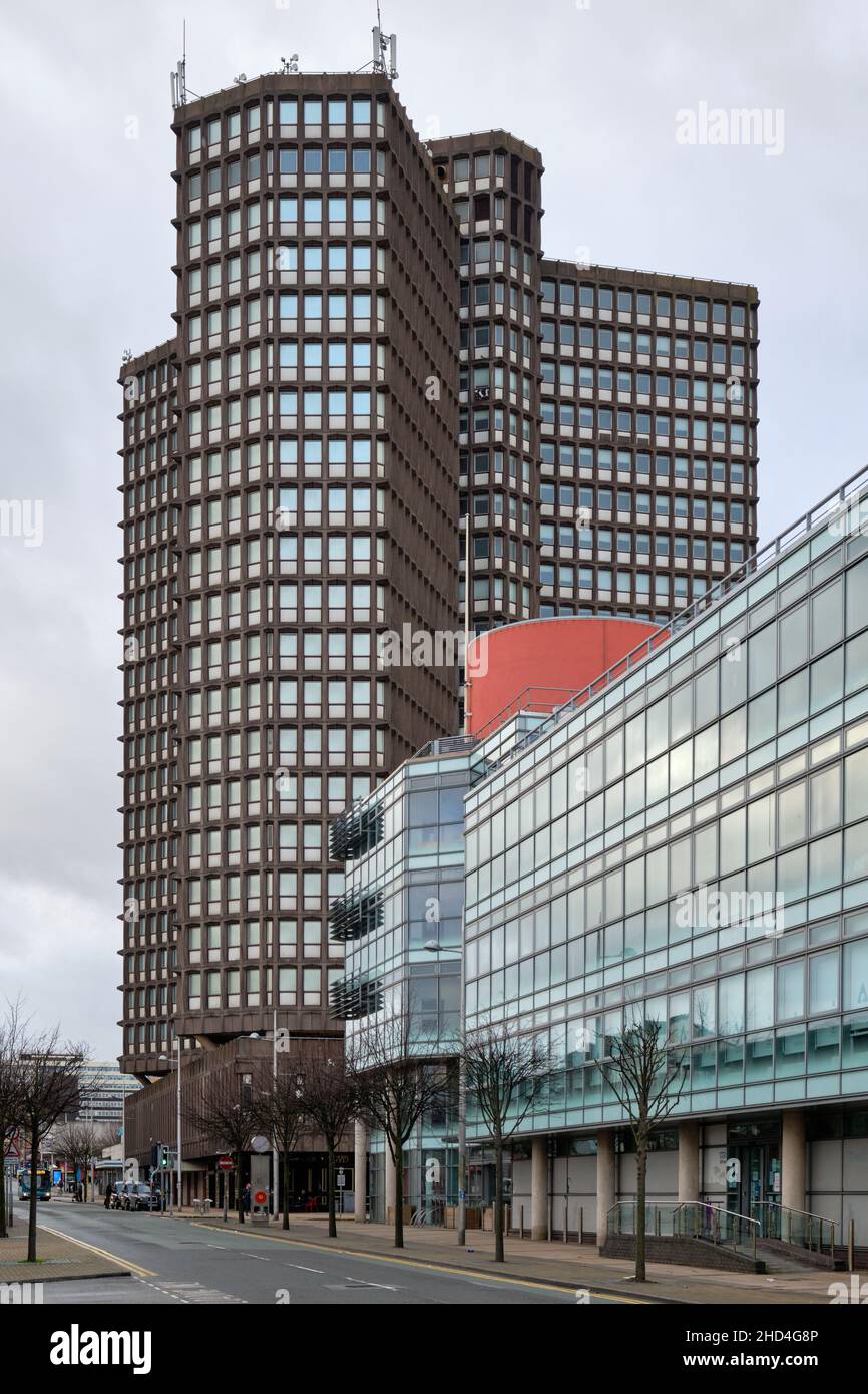 Triad Building Bootle Stock Photo - Alamy