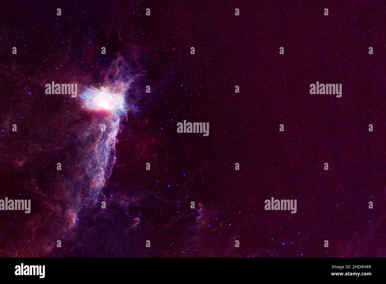 Pink space nebula. Elements of this image furnished by NASA Stock Photo ...