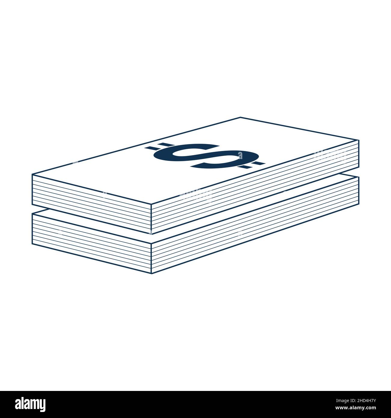 Vector icon packs of dollar bills Stock Vector Image & Art - Alamy