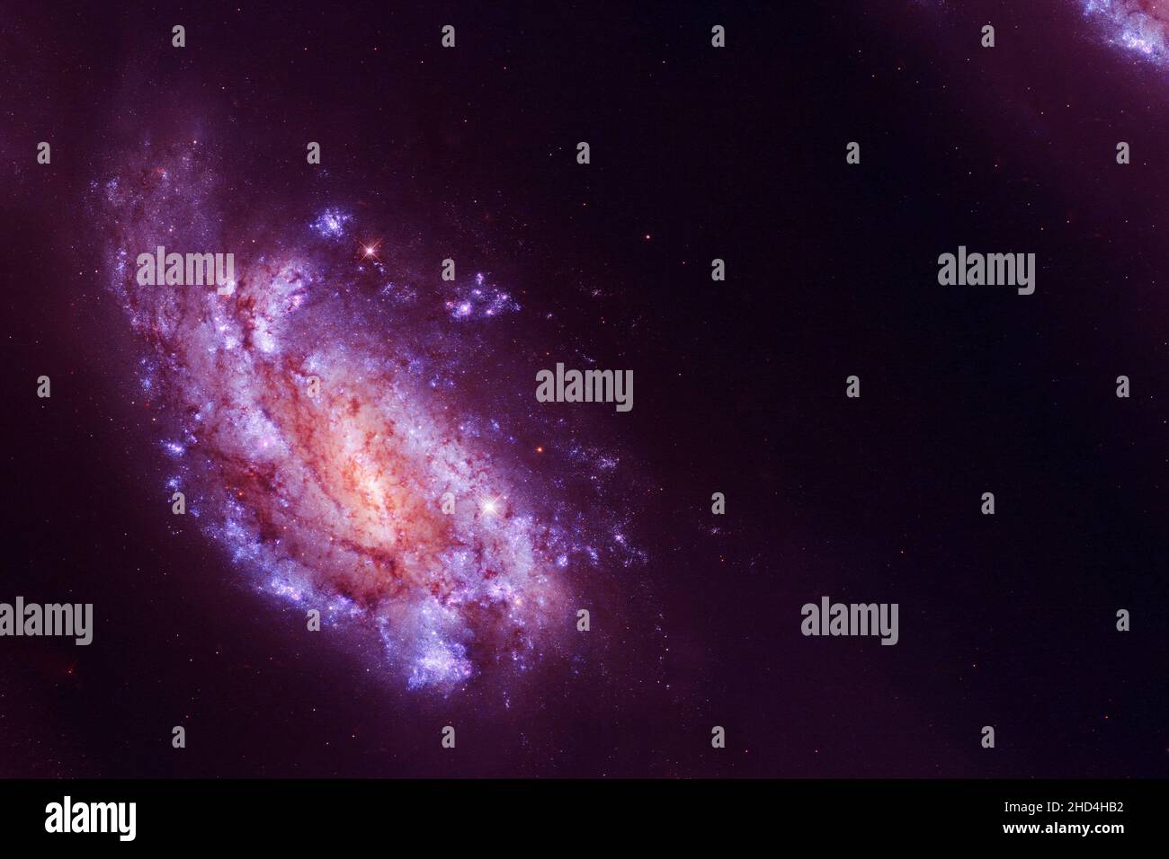 Pink space nebula. Elements of this image furnished by NASA Stock Photo ...