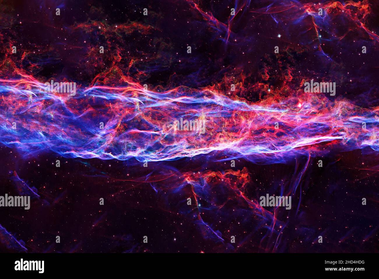 Pink space nebula. Elements of this image furnished by NASA Stock Photo ...