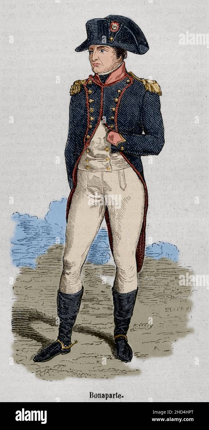 Napoleon Bonaparte (1769-1821). French military and political leader ...