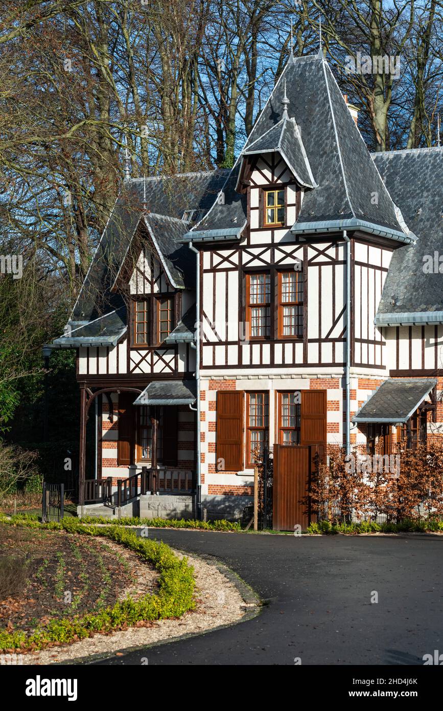 Laeken, Brussels Capital Region - Belgium - 01 01 2022: Colonial ...