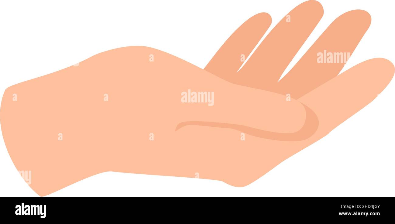 Hand gesture, asking for help or begging. Vector gesture help isolated ...