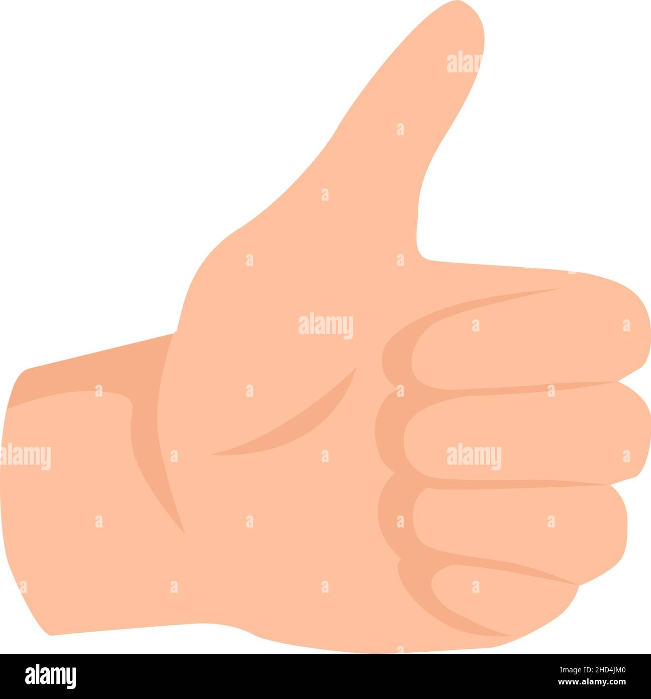 Like symbol, thumb up human gesture agree. Vector like agree, approve ...