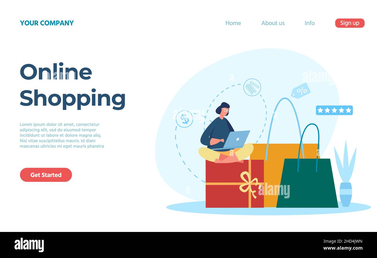 Customer in clothes shop Cut Out Stock Images & Pictures - Alamy