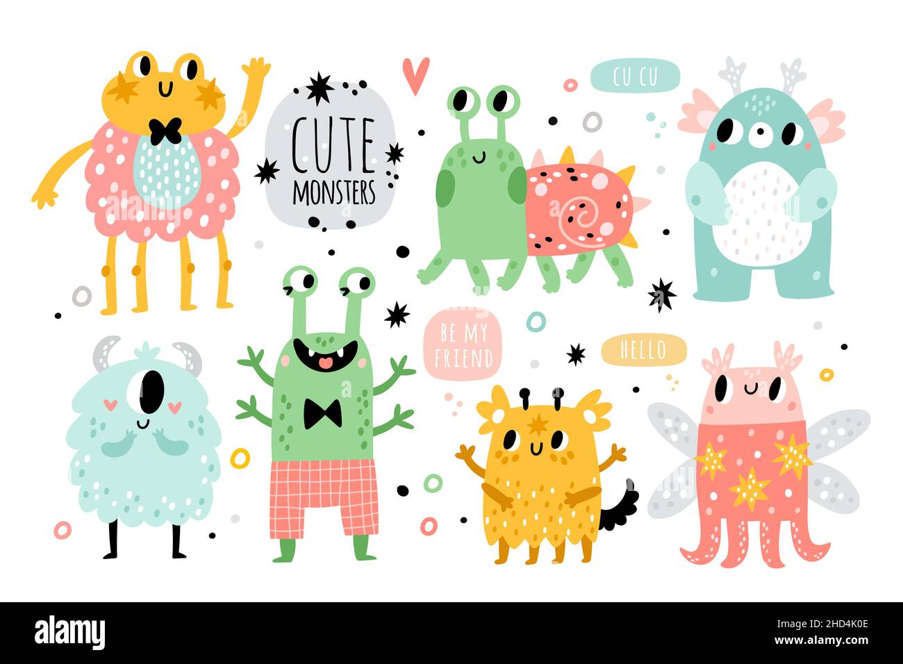 Horned faces Stock Vector Images - Alamy