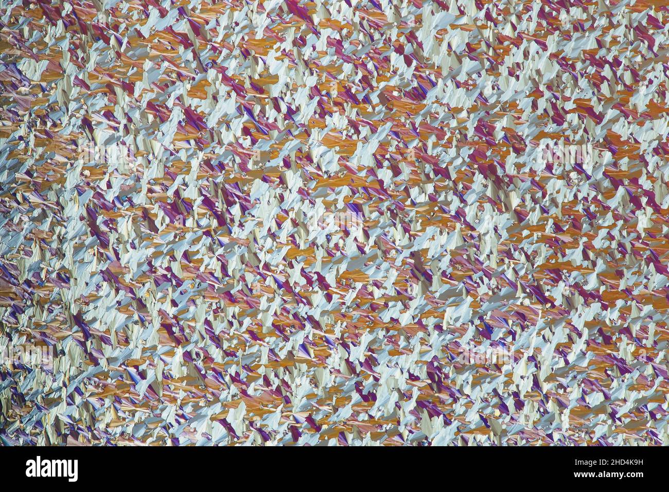 Crystals of tartaric acid, abstract microscope image Stock Photo - Alamy