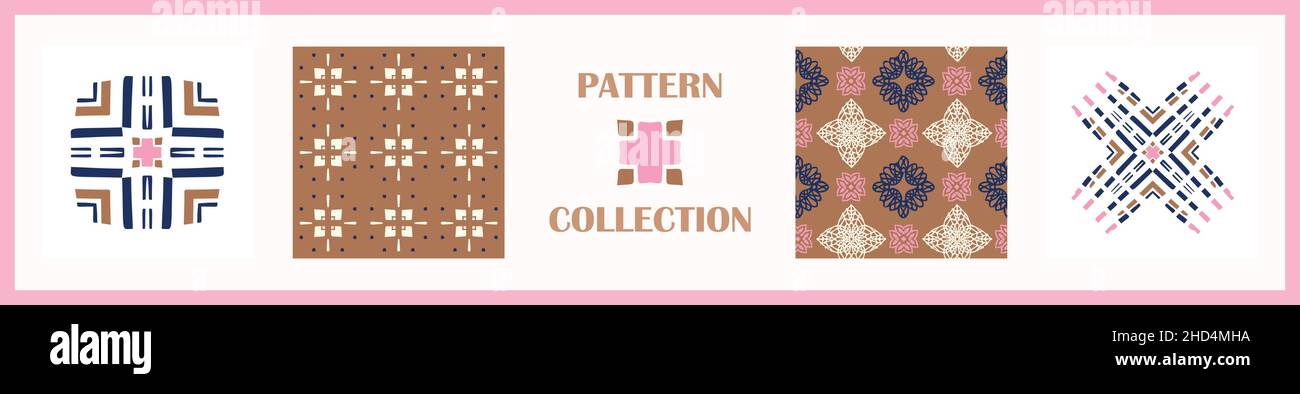 Masculine geometric seamless pattern collection. Simple shape for ...