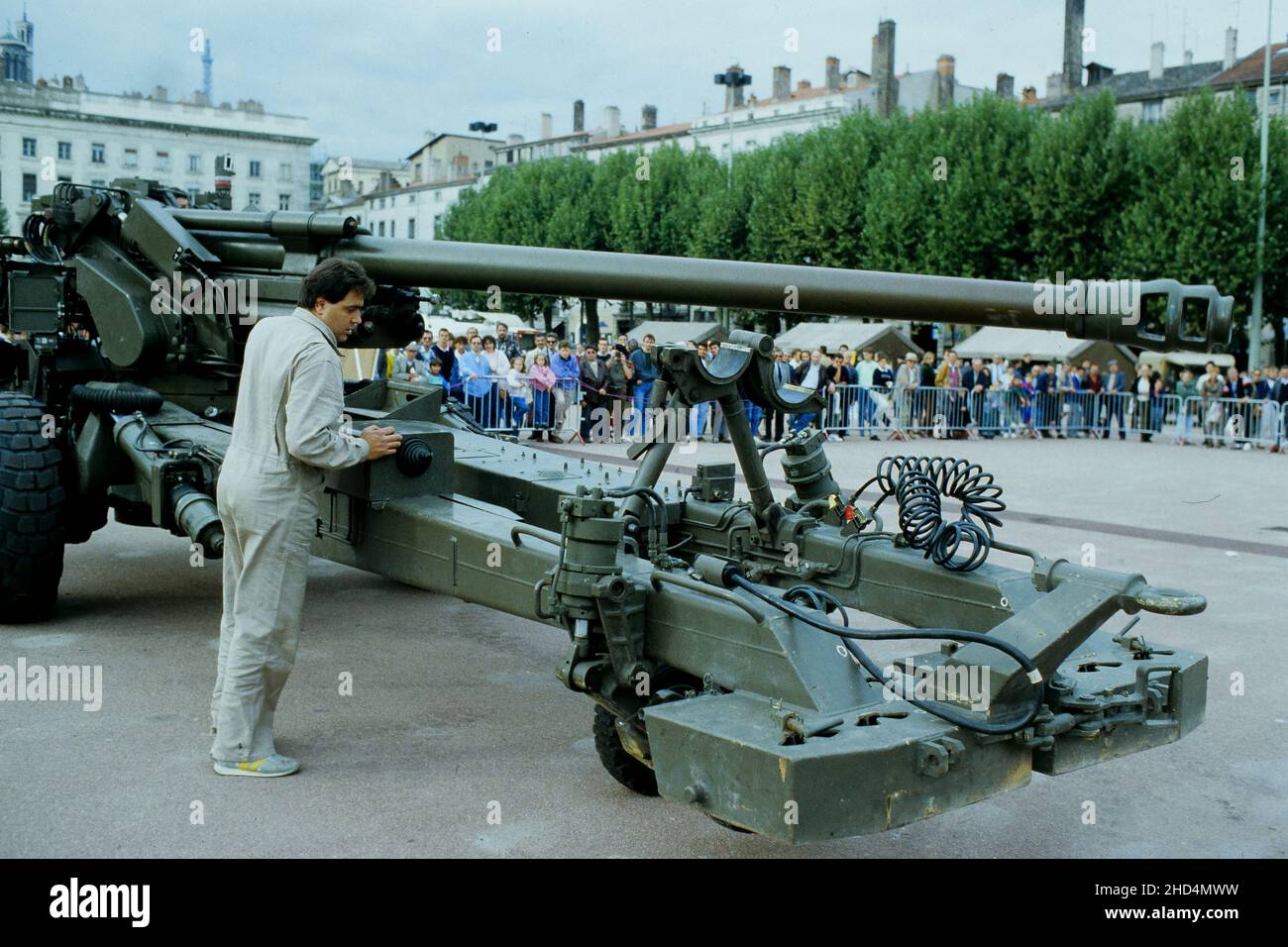 Archives 80ies: French army, Illustration, Lyon, France Stock Photo - Alamy