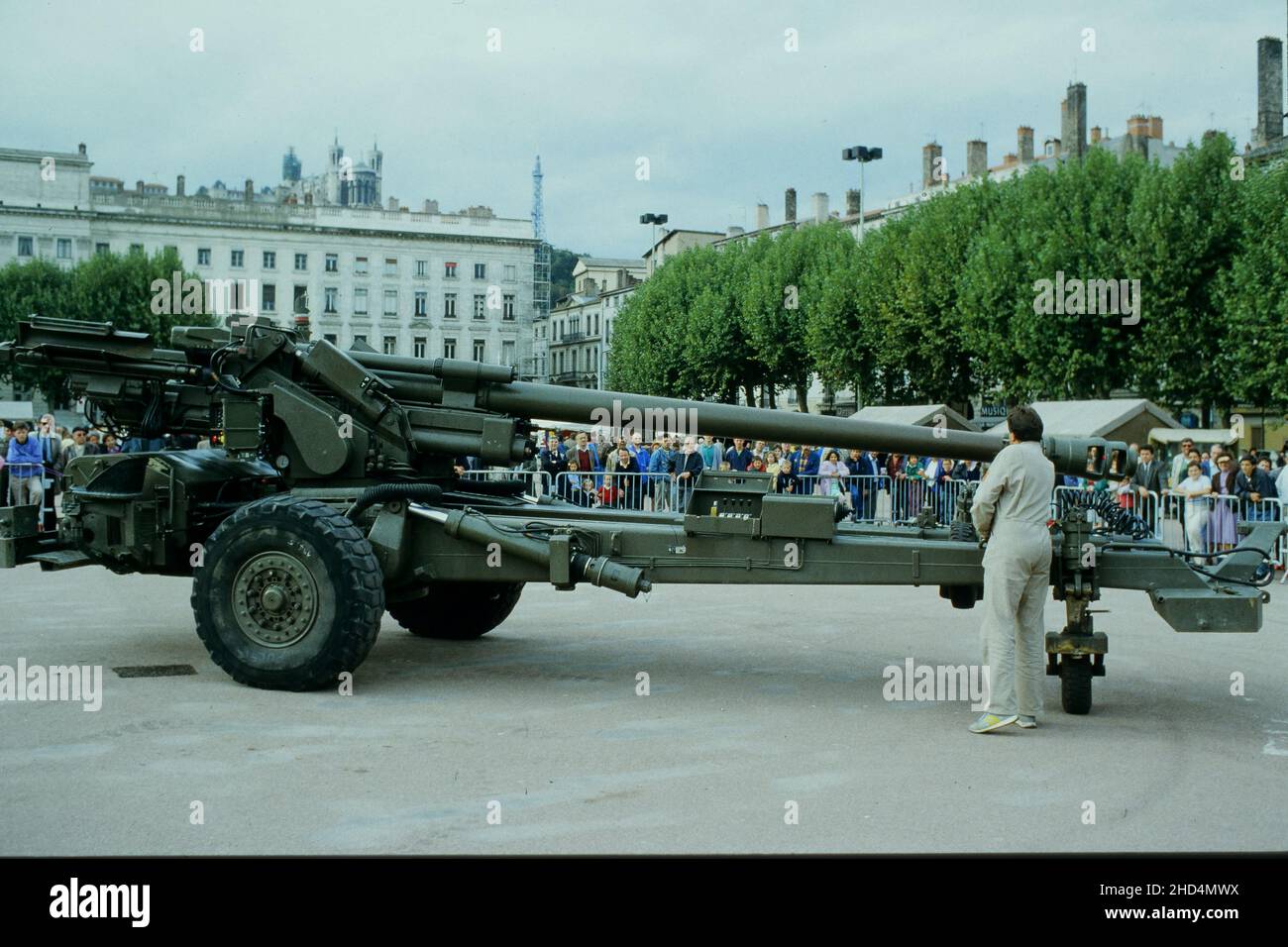 Archives 80ies: French army, Illustration, Lyon, France Stock Photo - Alamy