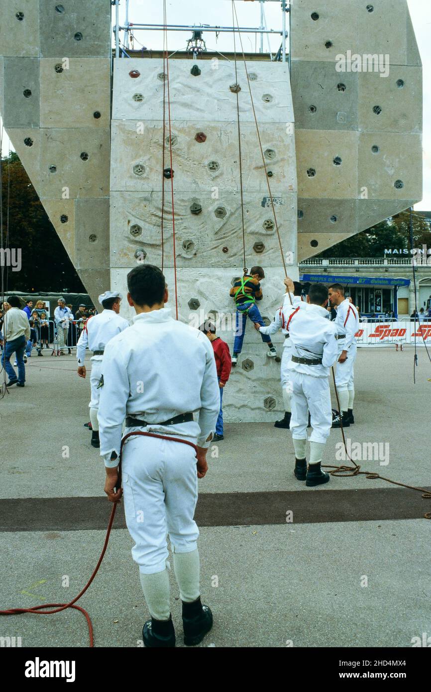 Archives 80ies: French army, Illustration, Lyon, France Stock Photo - Alamy