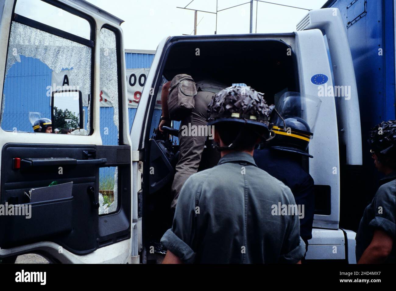 Archives 80ies: French army, Illustration, Lyon, France Stock Photo - Alamy