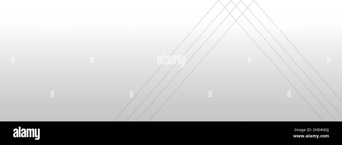 Abstract multiple black lines layout on a blank gradient grey ...