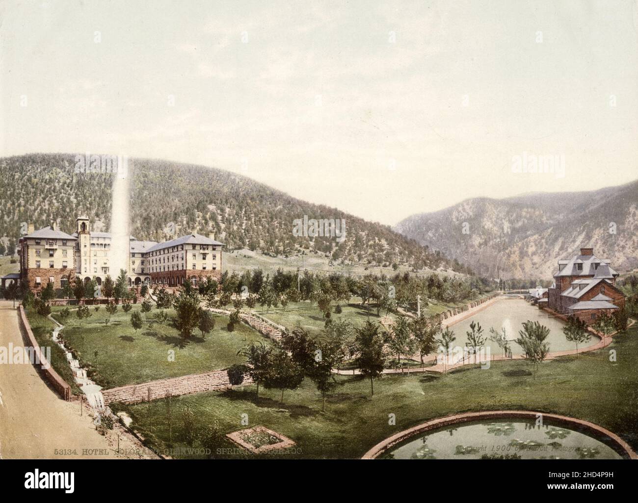 Vintage early 20th century photograph: Hotel, Glenwood Springs ...