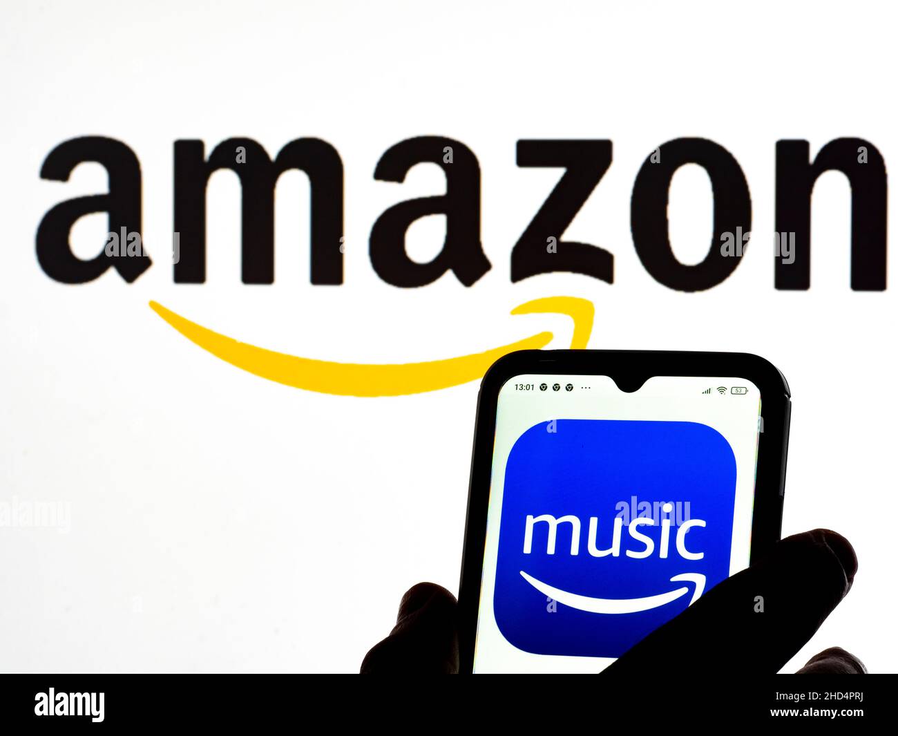 Amazon music logo hi-res stock photography and images - Alamy