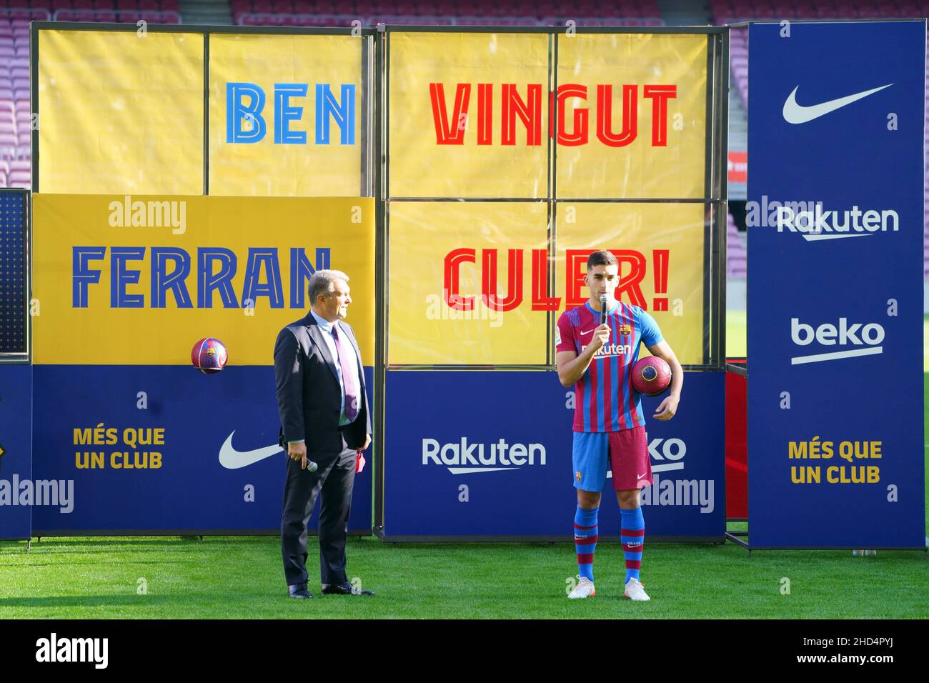 3rd January 2022; Nou Camp, Barcelona, Spain: La Liga football ...