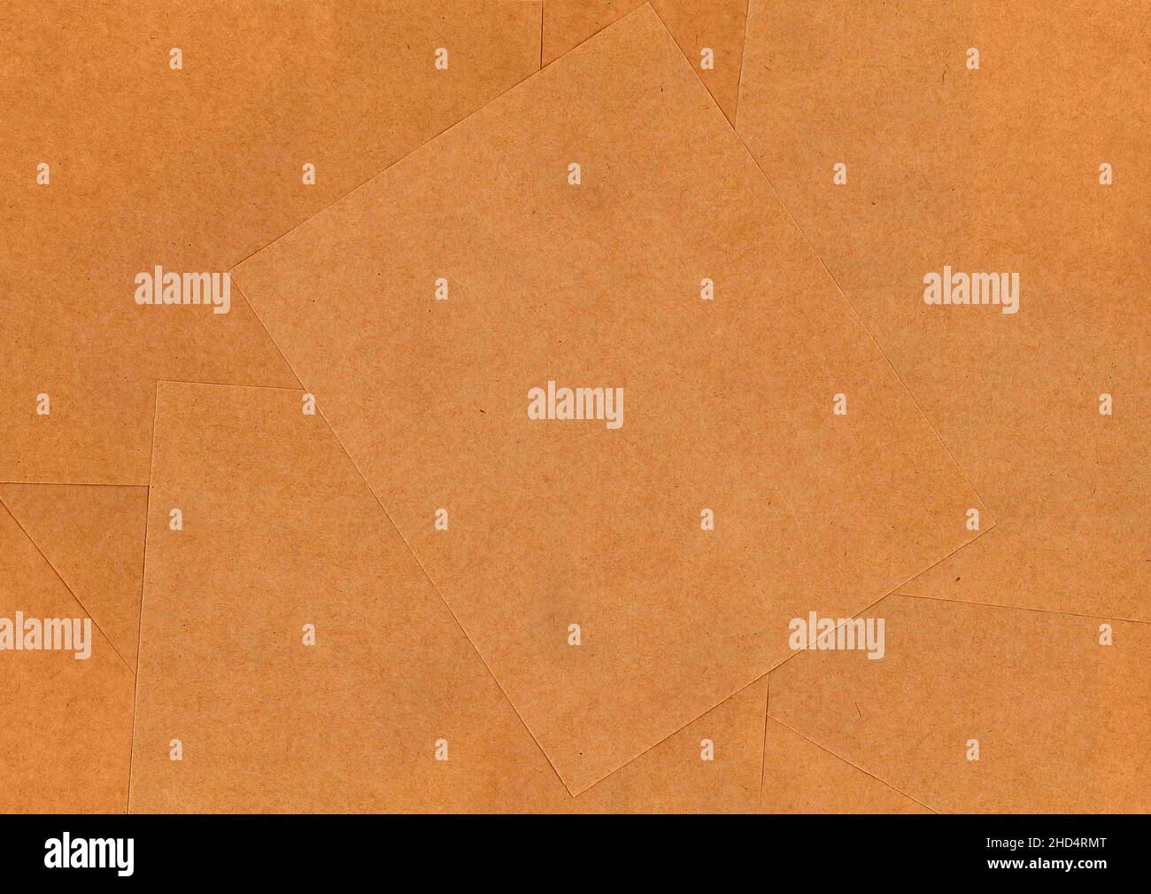 Background from old brown paper. Square sheets of kraft paper Stock ...