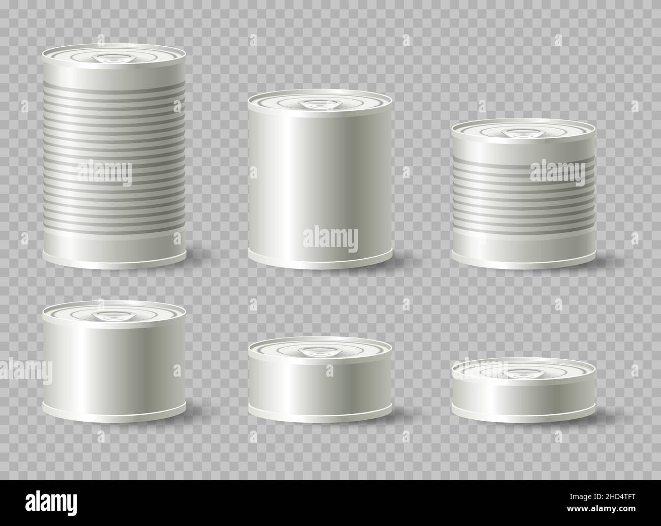 Cylindrical cans Stock Vector Images - Alamy