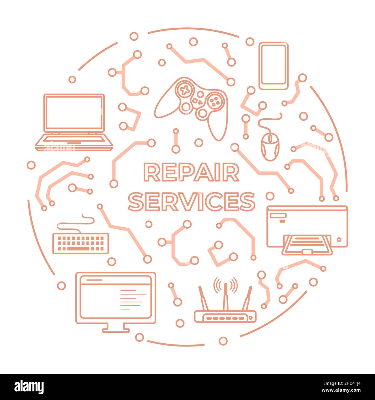 Breakdown service servicing Stock Vector Images - Alamy