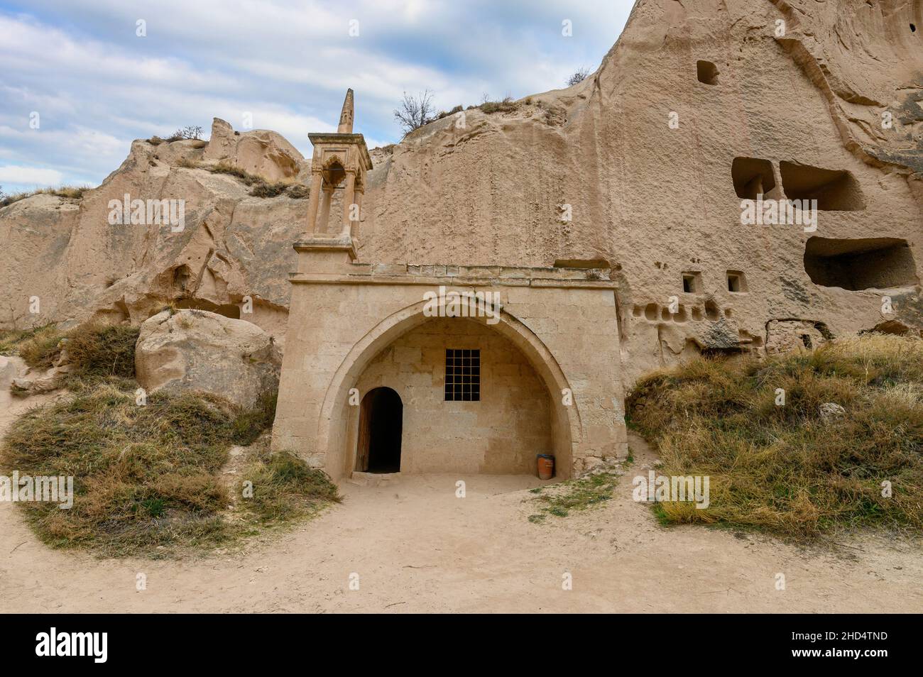 Zelve Open Air Museum in Goreme, Cappadocia, Turkey. Cave town and ...